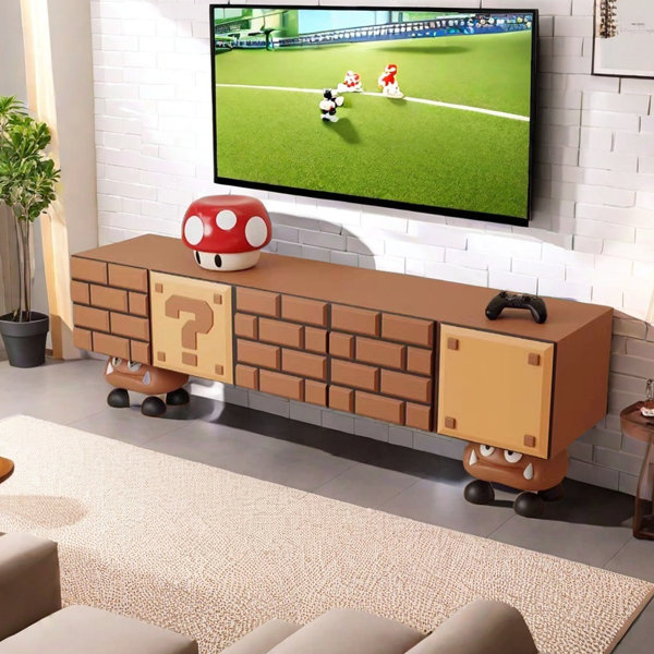 Orxva Galaxy Mario cute creative TV cabinet - Wayfair Canada