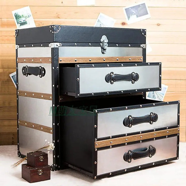 Williston Forge Retro Bedside Table Rustic Living Room Side A Few Solid ...