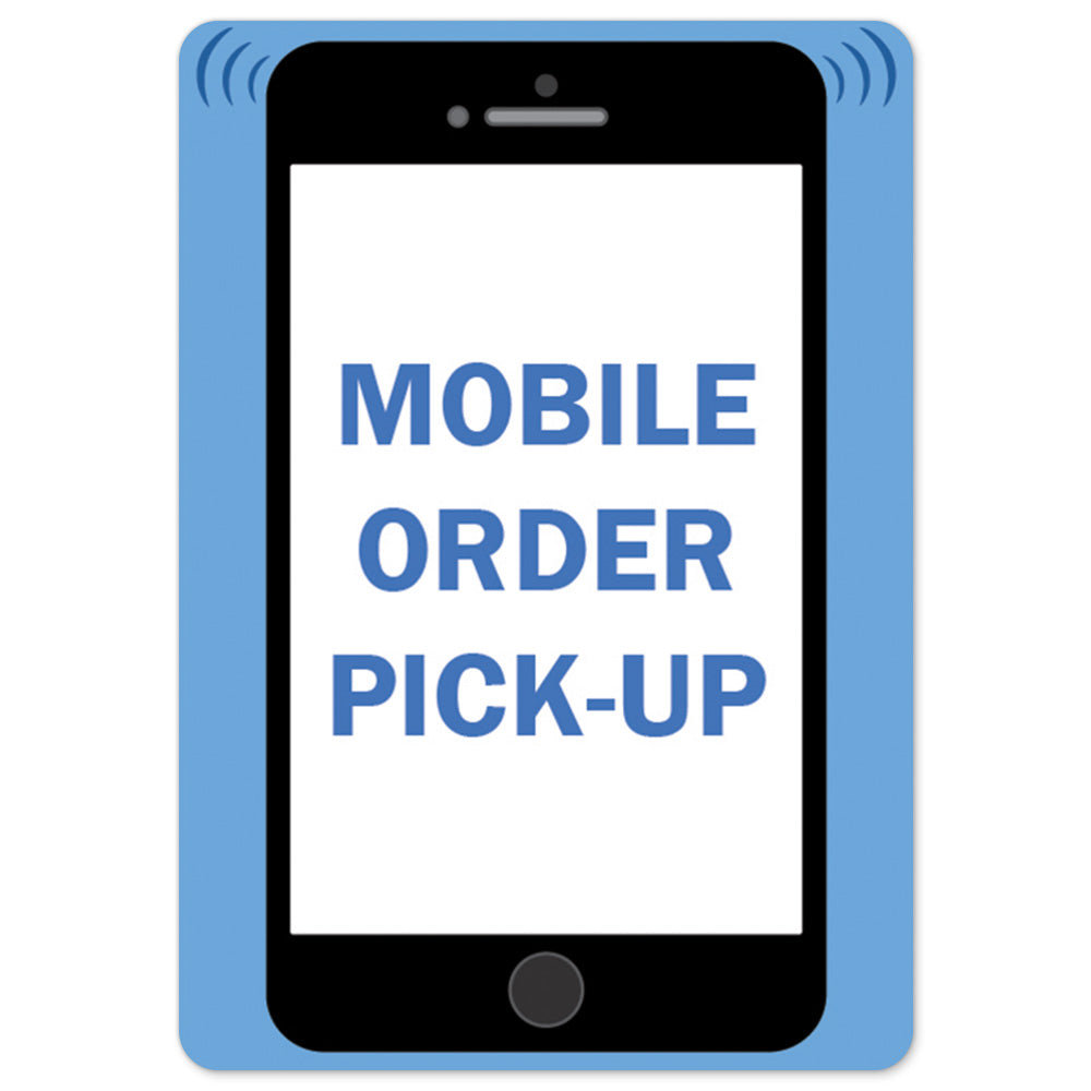 SignMission Mobile Order Pick Up Aluminum Sign 12 x 18 - Wayfair Canada