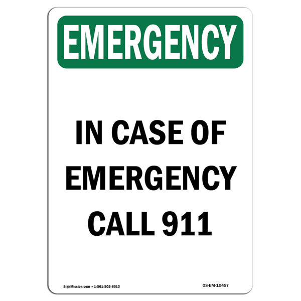 SignMission Emergency Sign - Wayfair Canada