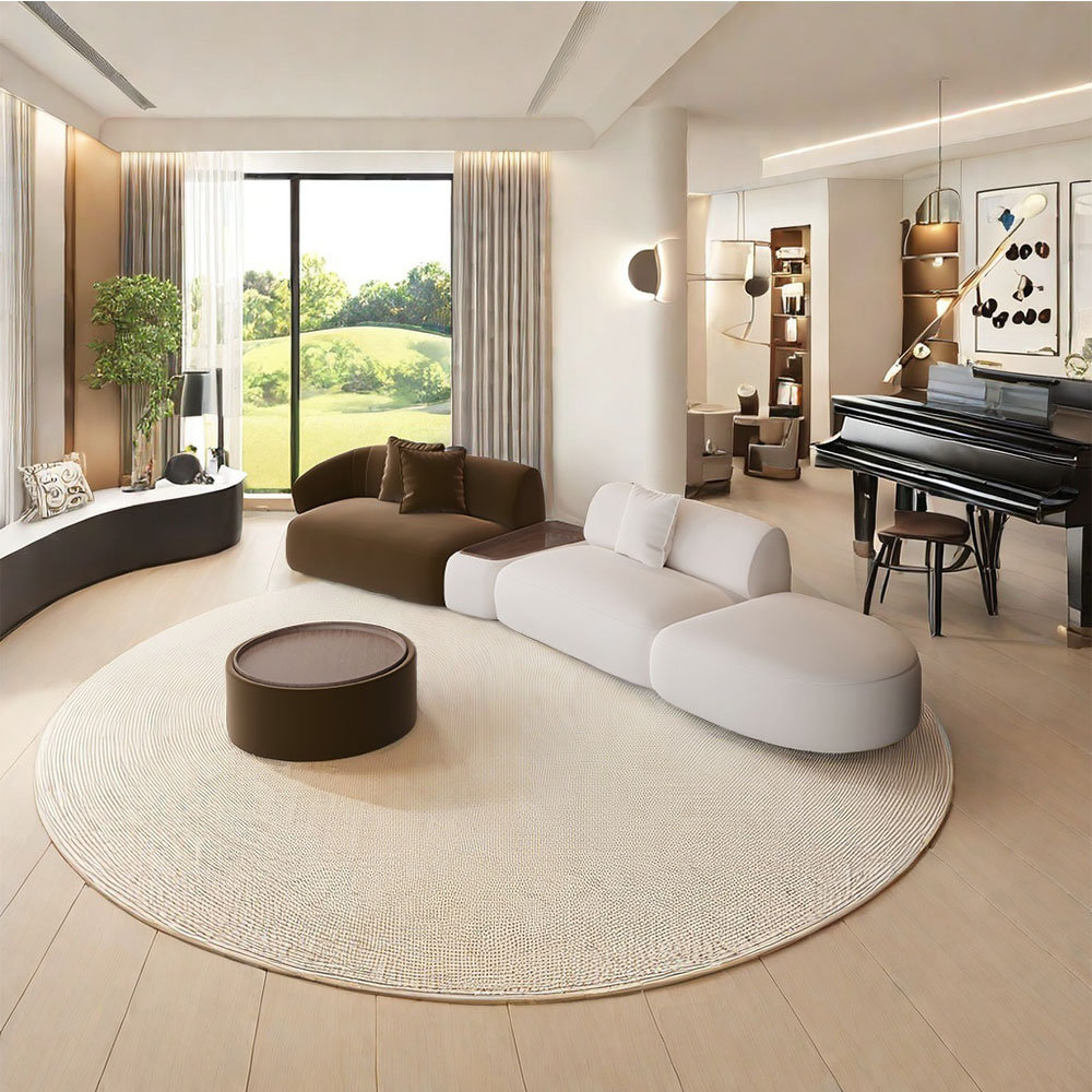 Danbenla design Curved Corner Trendy Unique Shape Sofa Set | Wayfair