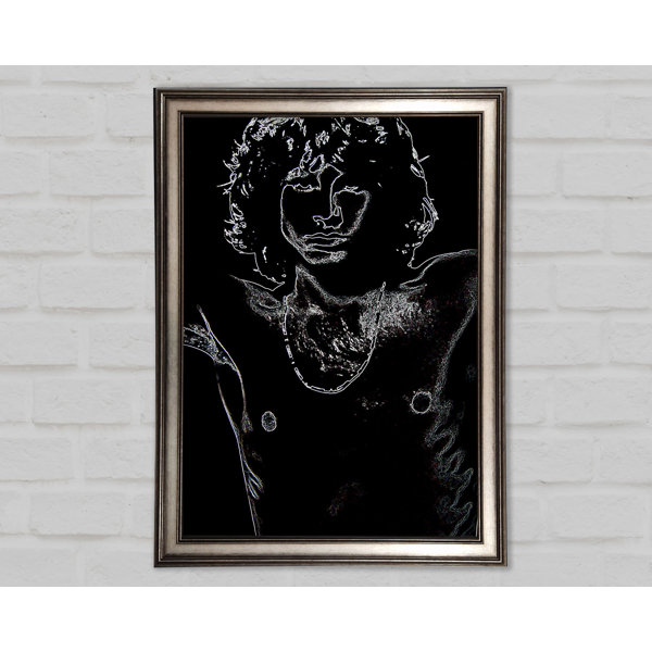 Ophelia & Co. Jim Morrison Black - Single Picture Frame Art Prints ...