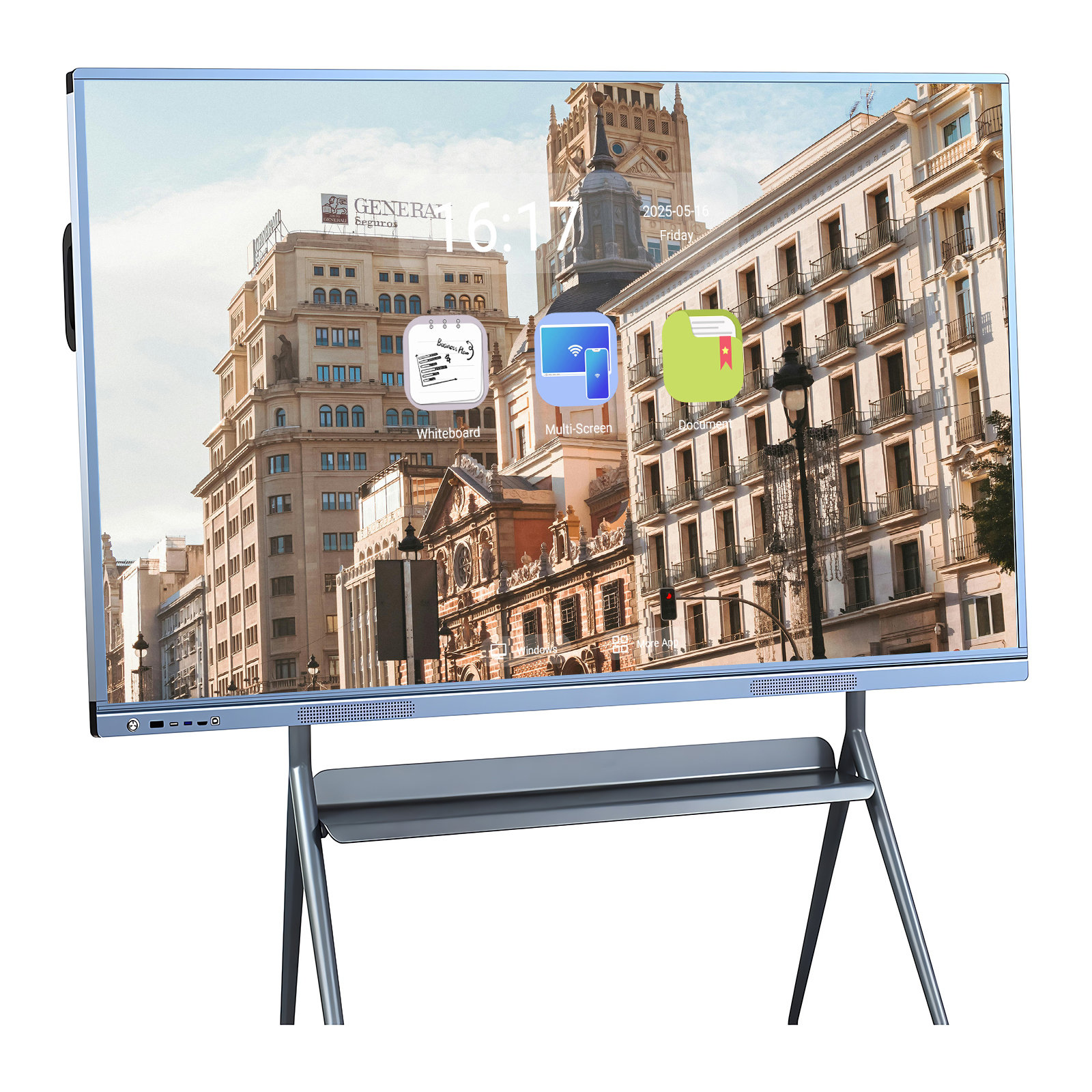 JYXCN Smart Board 65 Inch All-in-One Touch Interactive Whiteboard with Dual System, Cloud ...