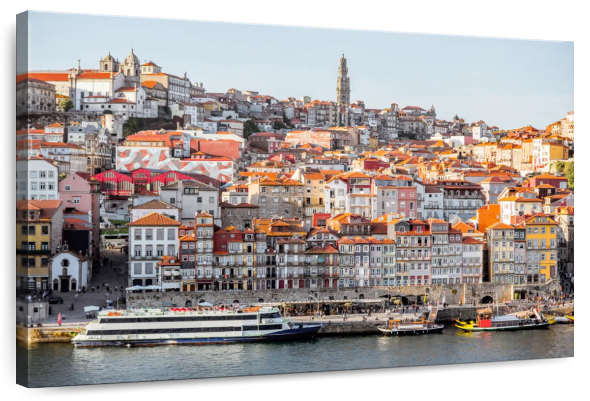 Ebern Designs Kavia Porto Portugal Skyline - Wayfair Canada