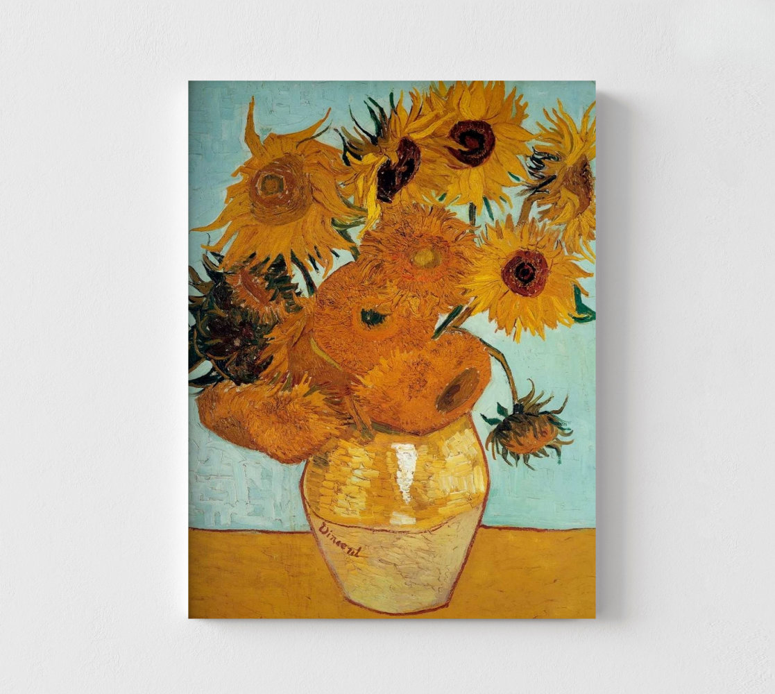 WeFrameArt Sunflowers By Vincent Van Gogh, Sunflower Painting Print ...