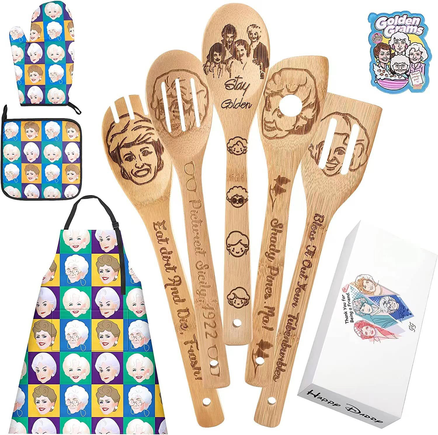 Fashion Finesse Kitchen Utensils Set Idea Utensil Wooden Spoons Set ...