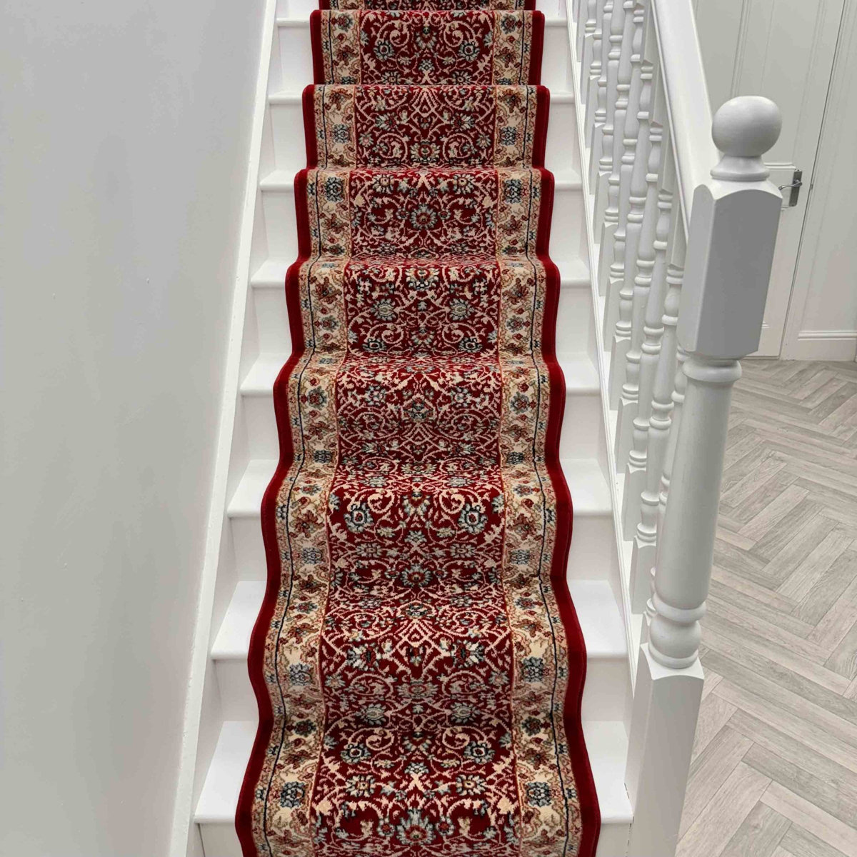 Astoria Grand Melody Red Stair Runner – Soft & Durable Carpet Runner ...