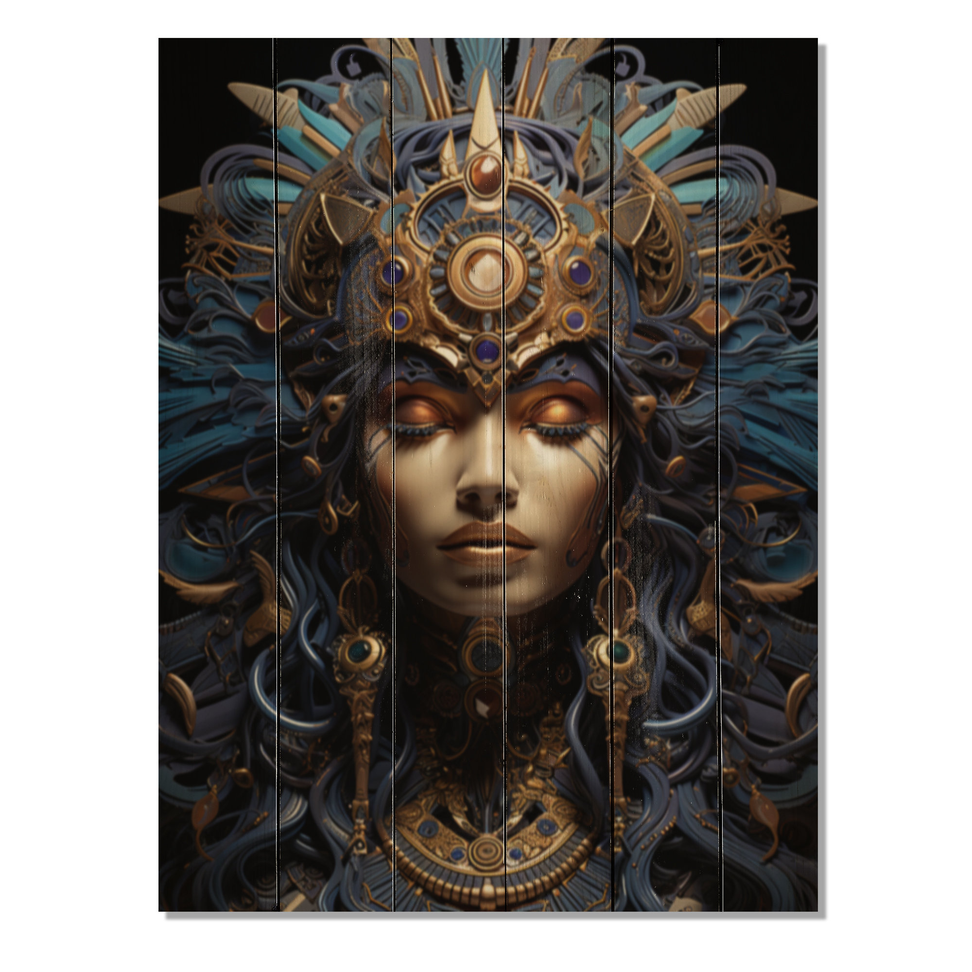 Bungalow Rose Egypt Pharaohs Dream Woman I - Egypt Print On Natural ...