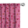 East Urban Home Geometric 4-Panel Curtains, Modern Feminine Rounds ...