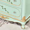 Liu's ink furniture Hand-Painted Accent Chest with 5 Drawers | Wayfair