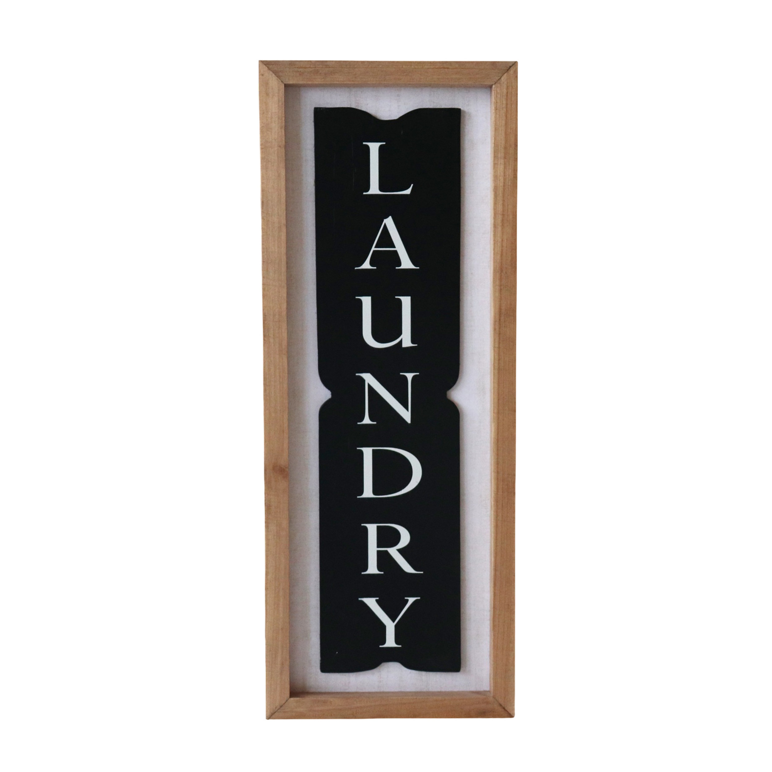 Lark Manor™ VIP Wood 17.99 in. Black Laundry Sign | Wayfair