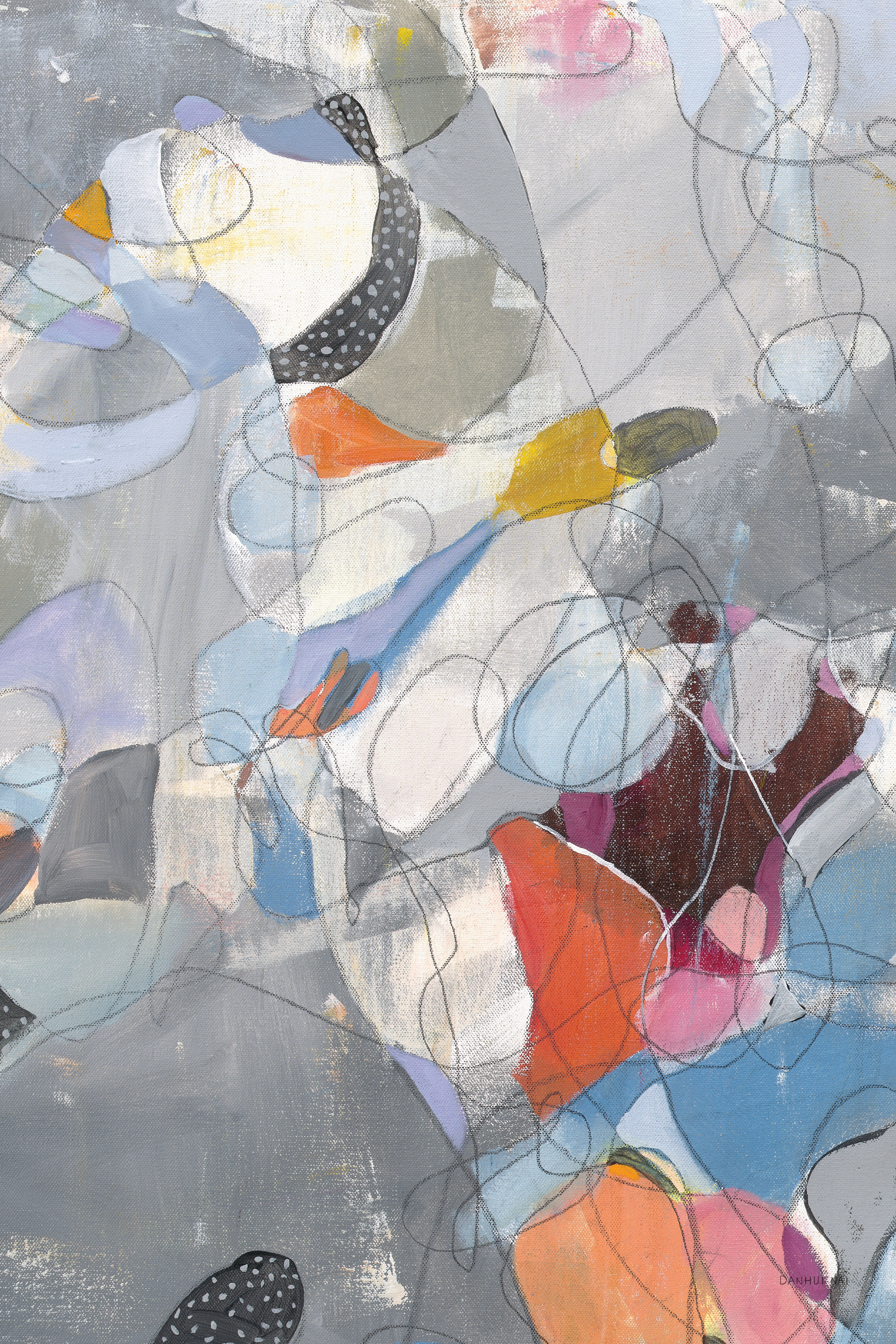 Corrigan Studio Line Abstract by Danhui Nai - Painting | Wayfair.co.uk