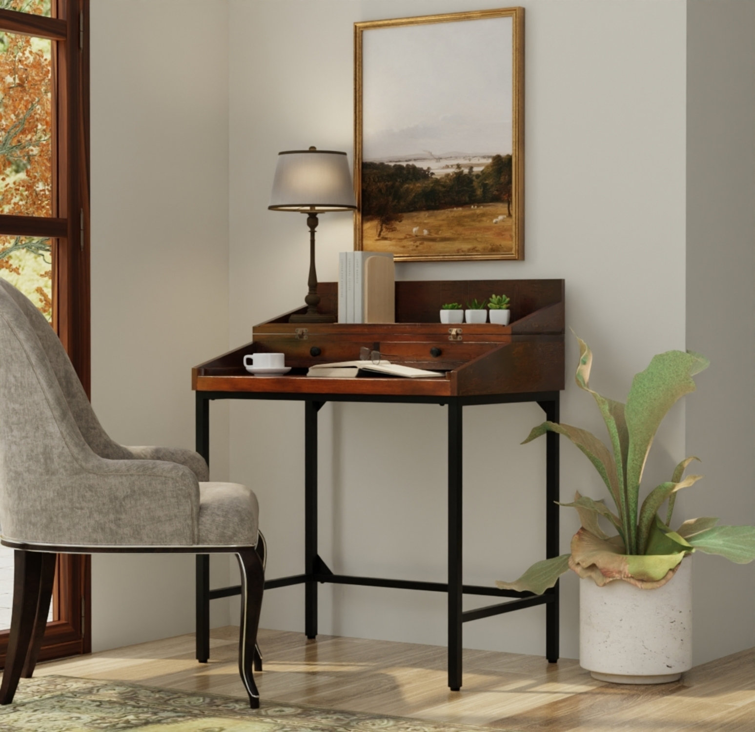 Williston Forge 31'' W Rectangular Writing Desk & Reviews | Wayfair