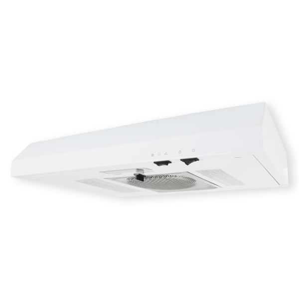 Aria 24 In. Under Cabinet Range Hood 180 Max Airflow Cfm, 2 Fan Speeds ...
