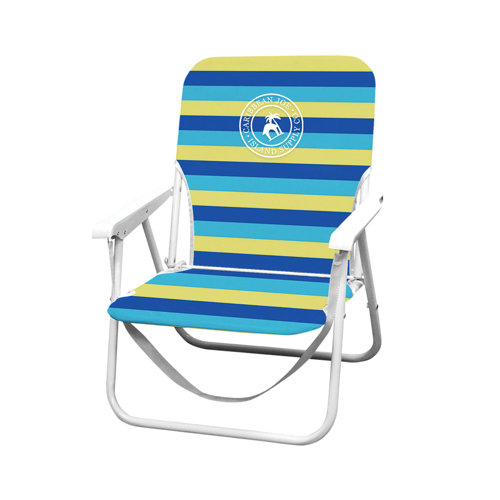 Caribbean Joe Burlap Folding Beach Chair & Reviews | Wayfair