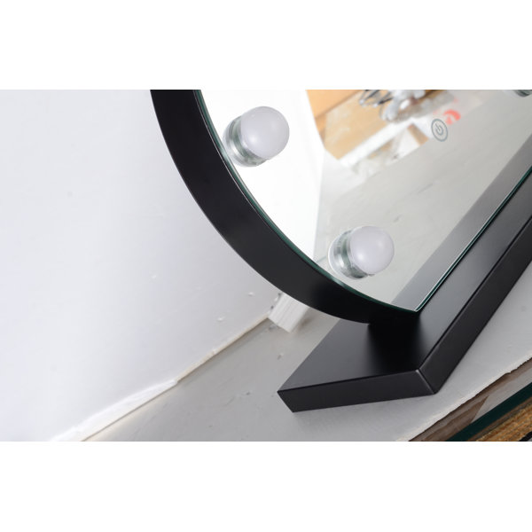 Orren Ellis Syn Metal LED Mirror | Wayfair