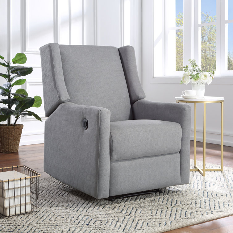 Latitude Run® Pronto Power Recliner In Oyster Fabric With Easy Motion ...