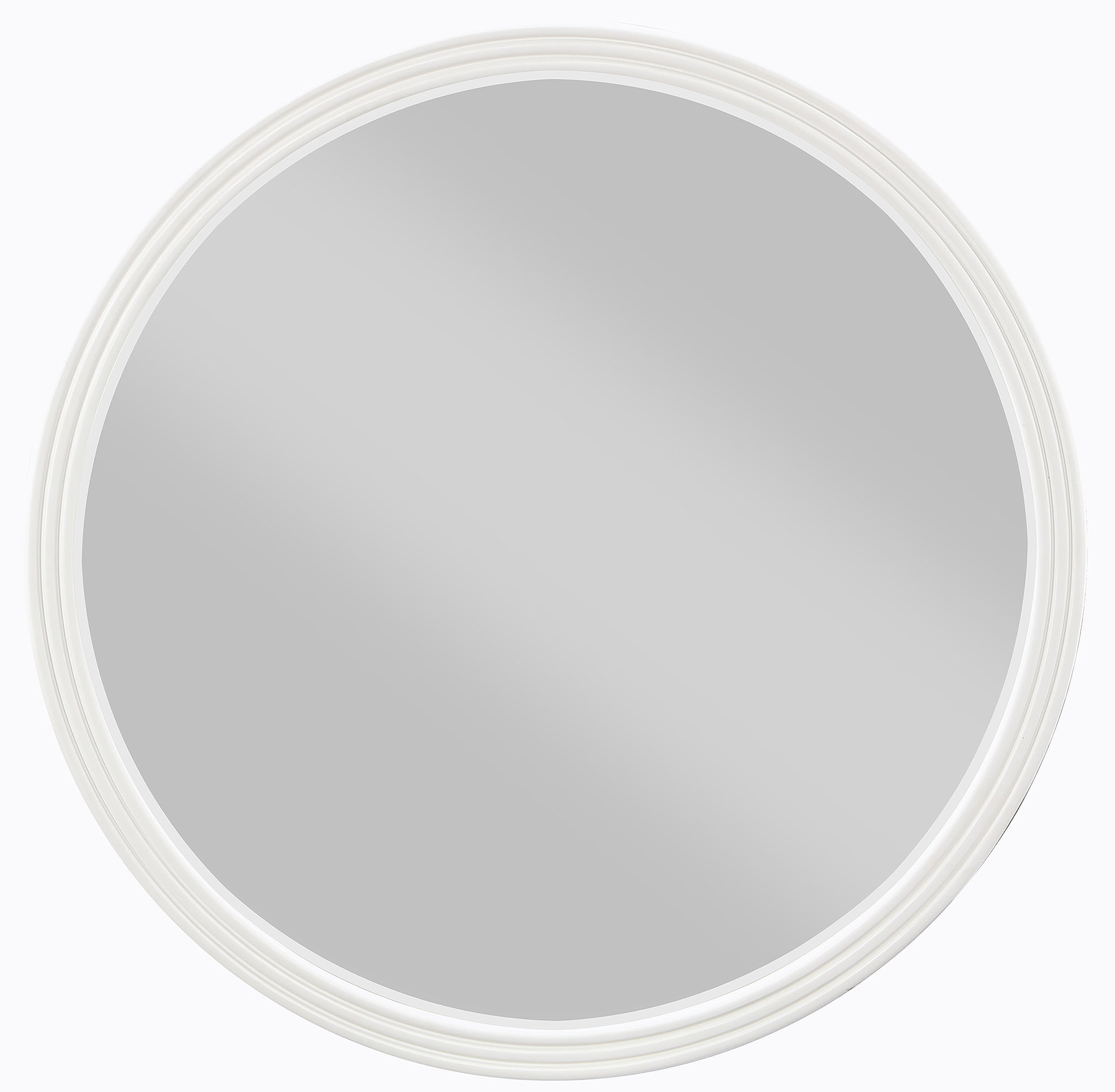 Latitude Run® Carena Gray Round Mirror | Wayfair