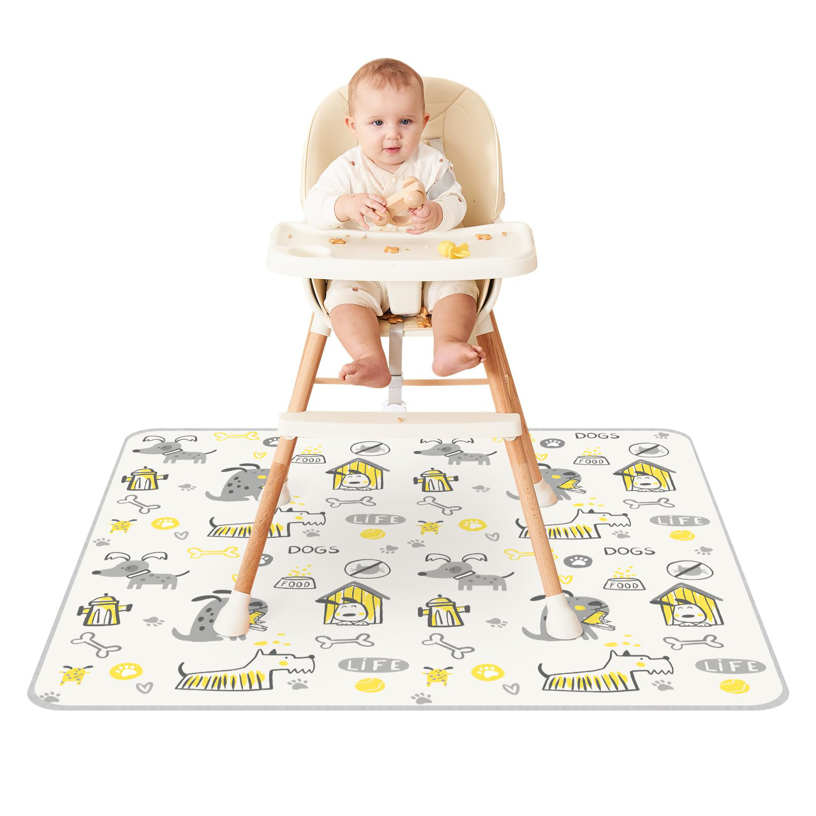 PEROTIX 51” x 51” Waterproof Baby Splat Mat | Wayfair