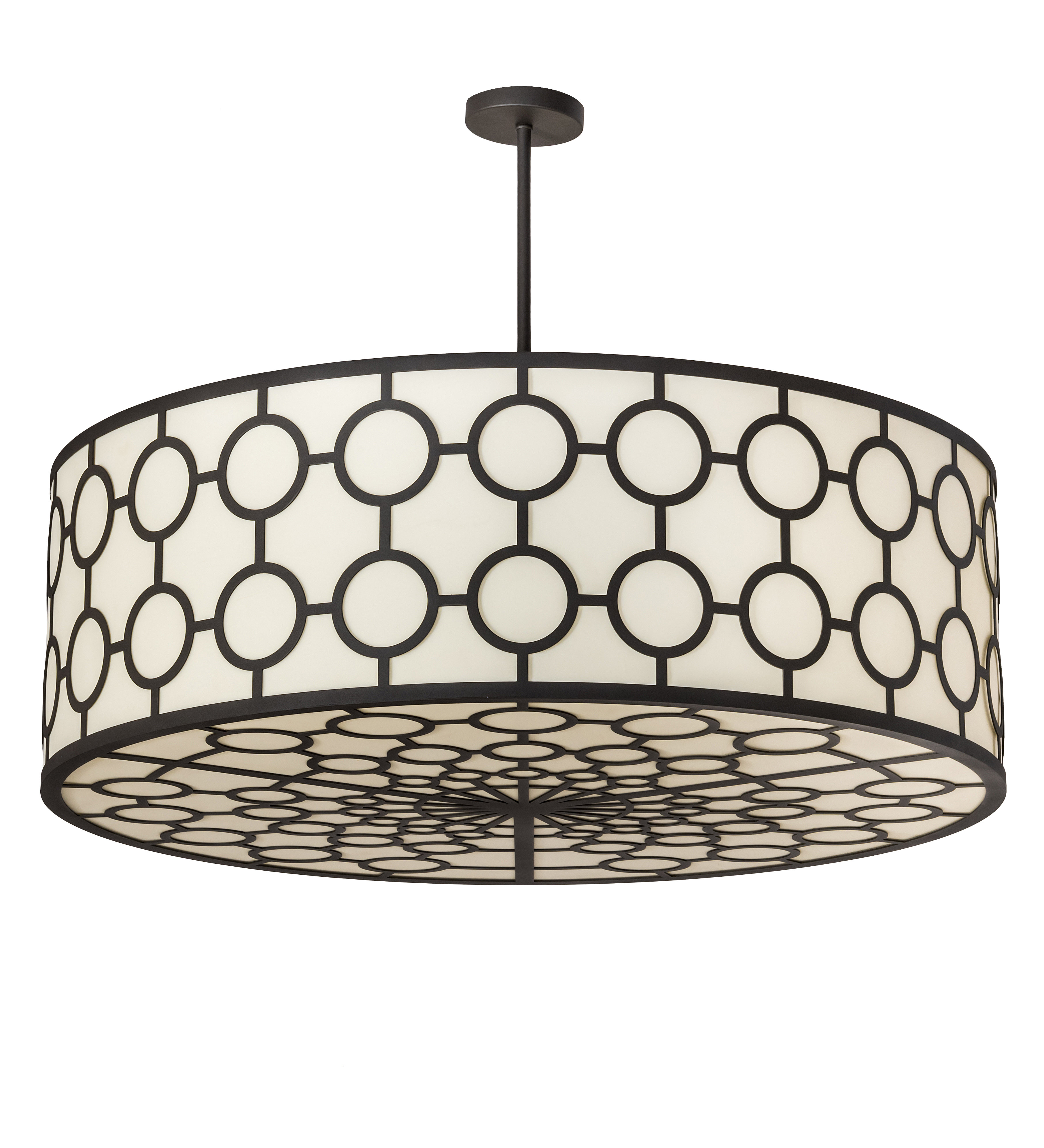 Meyda Lighting Dekko 8 - Light Chandeliers in Wrought Iron, 48" W ...
