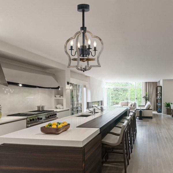 Ophelia & Co. Montara 15" French Country Wood Reversible Ceiling Fan ...