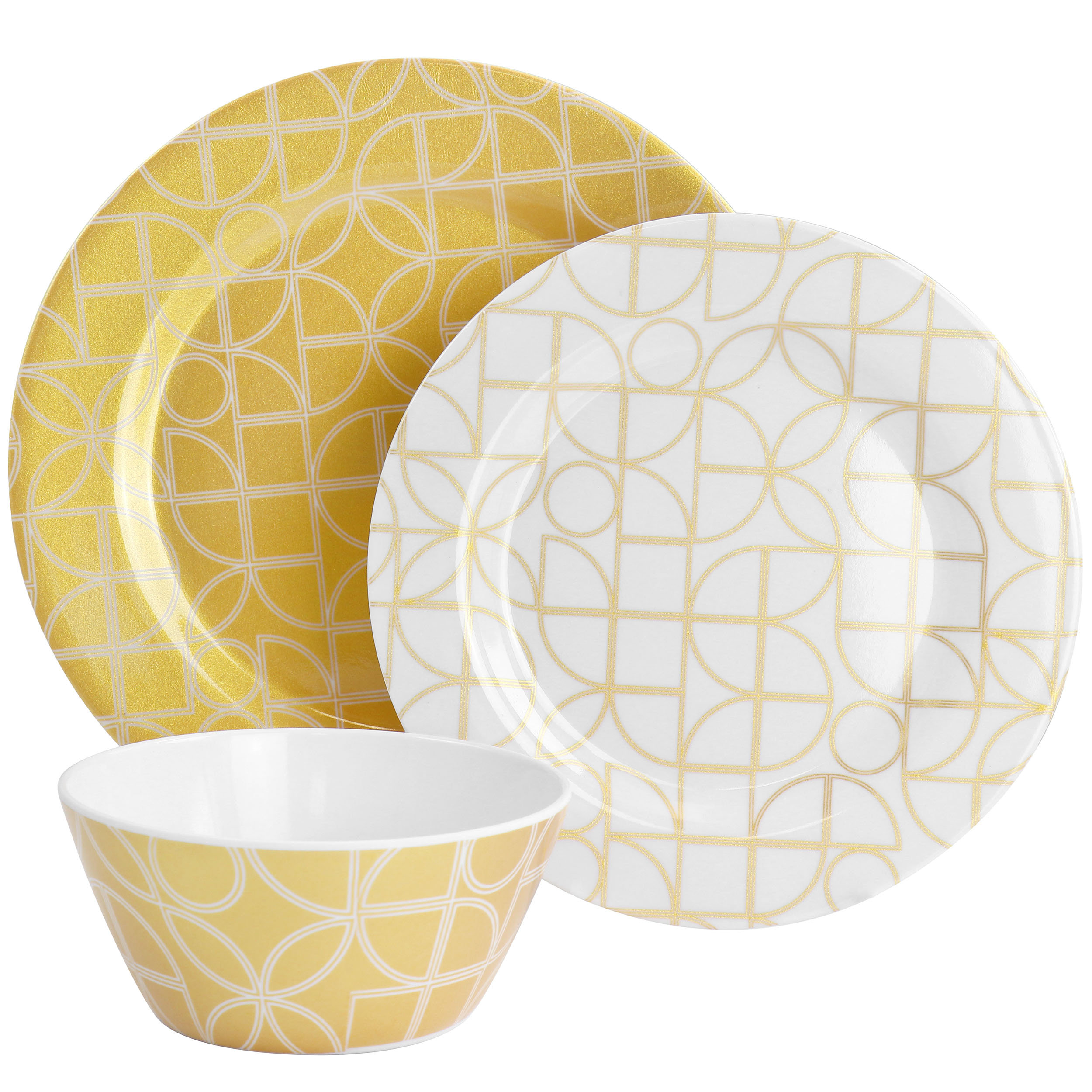Laurie Gates California Designs Summer Bloom 12 Piece Melamine ...