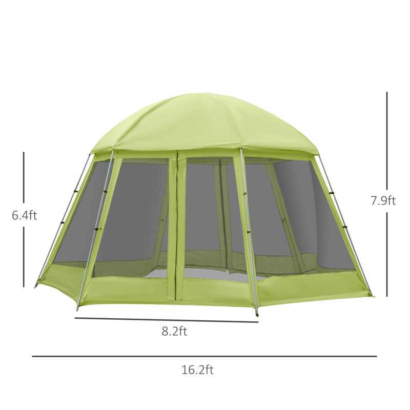 Outsunny 8 Person Tent with Carry Bag | Wayfair