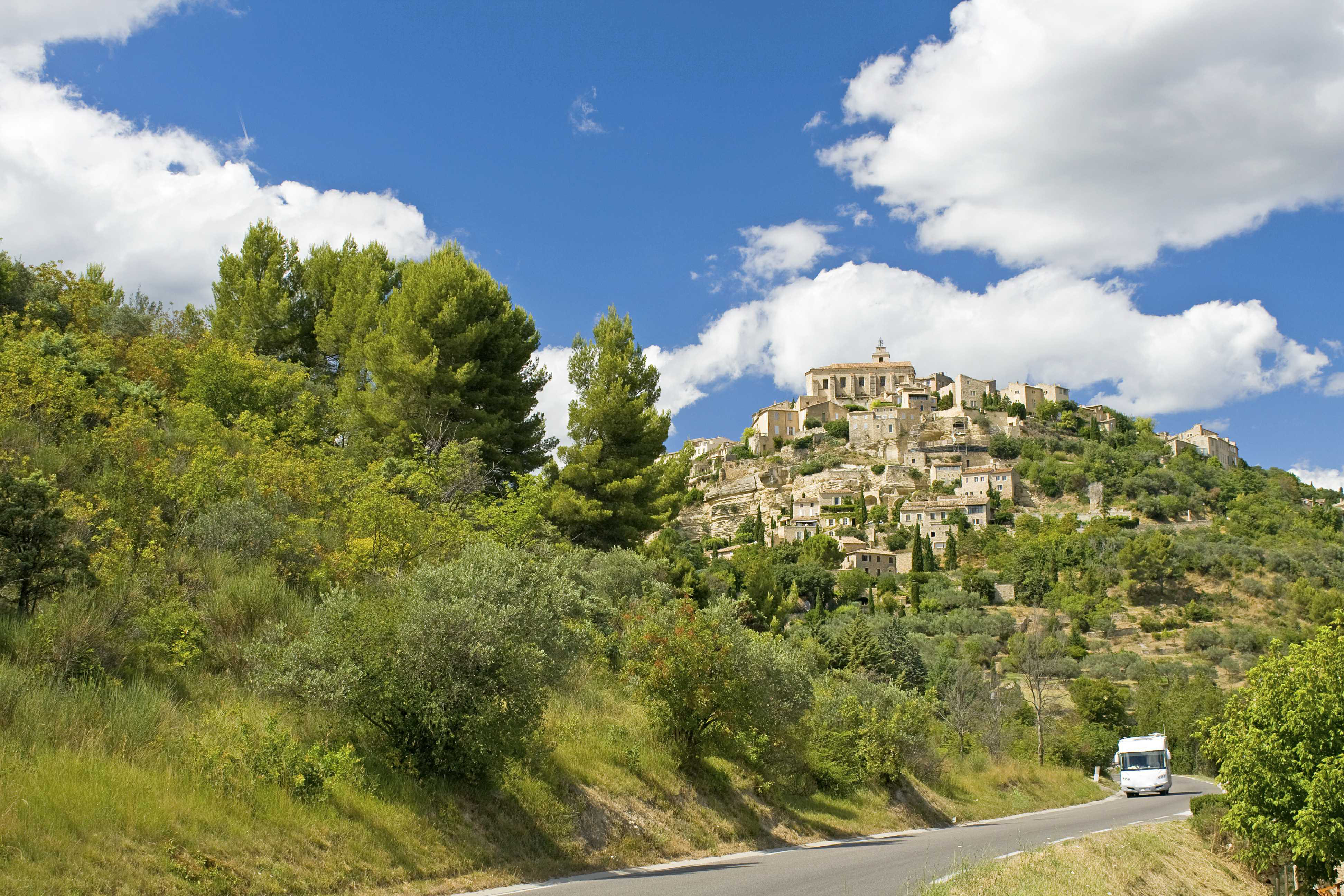Millwood Pines French Village, Gordes by - Wrapped Canvas Photograph ...