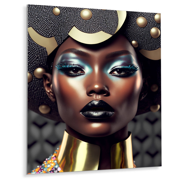 Dakota Fields Haalah Classy Portrait Elegant African Lady Wall Décor ...