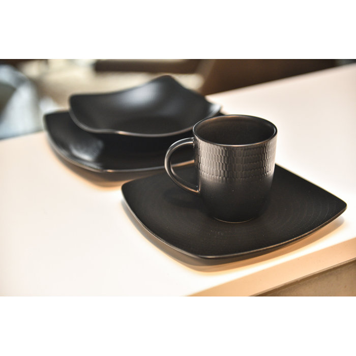 Red Vanilla Vanilla 16 Piece Dinnerware Set, Service for 4 & Reviews ...