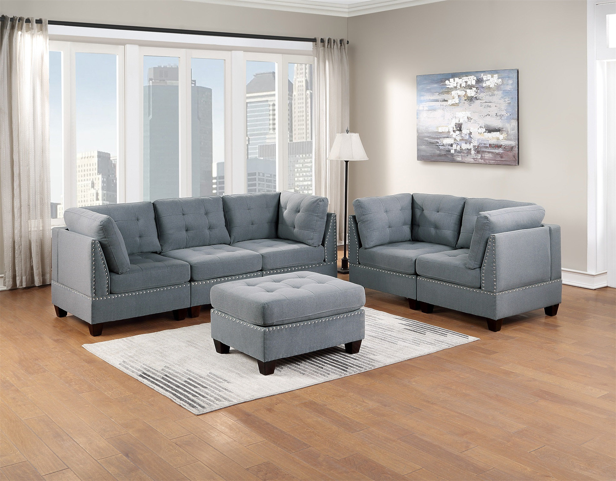 Red Barrel Studio 3 Piece Foam Living Room Set - Wayfair Canada
