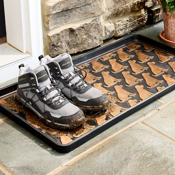 Eddie Bauer Allover Golden Rubber Boot Trays & Reviews | Wayfair