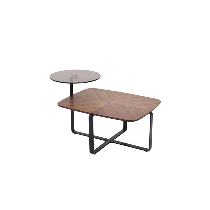 17 Stories Abdul-Lateef Cross Legs Coffee Table | Wayfair