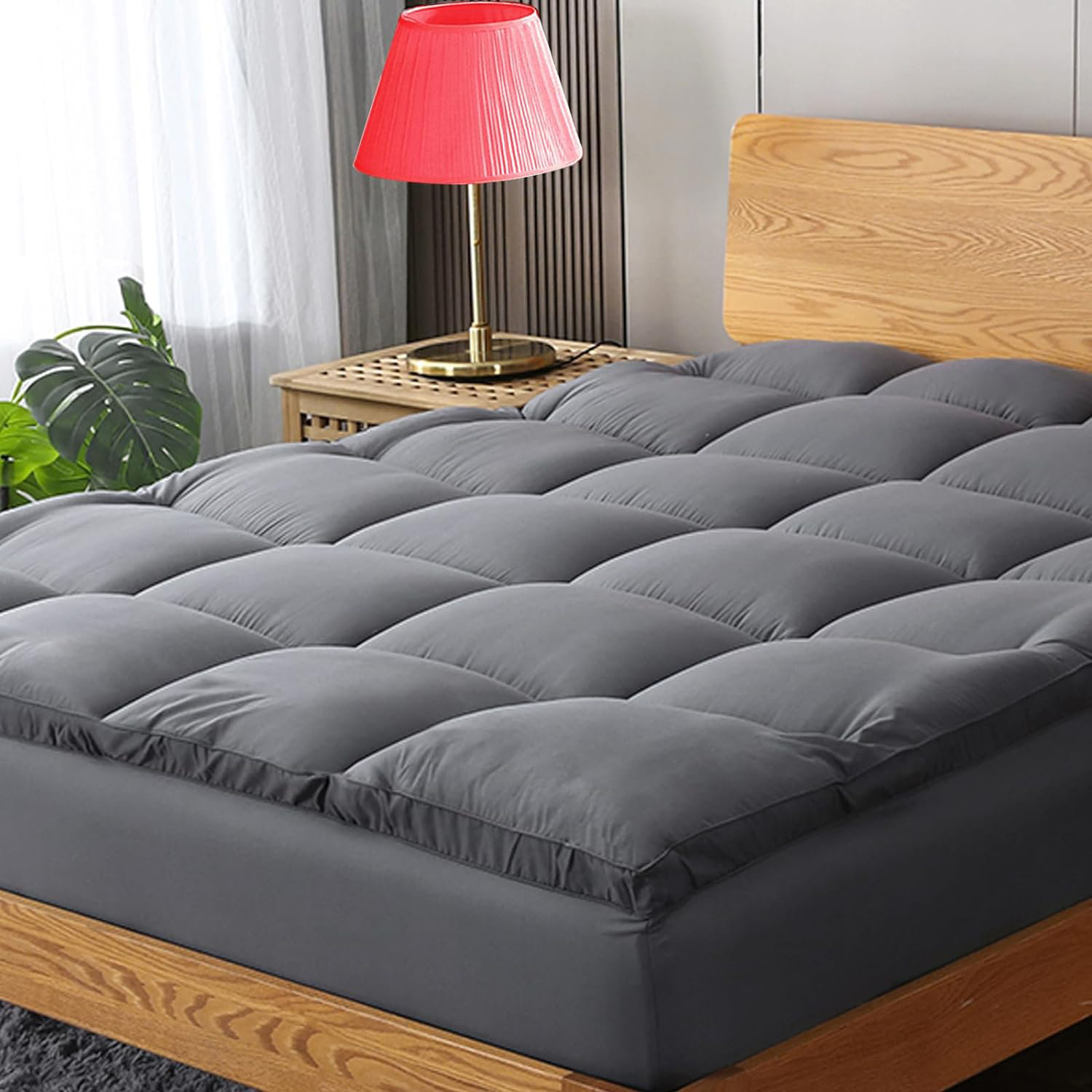 Alwyn Home Vandemark Alwyn Home 1.5'' Down Alternative No Mattress Pad ...