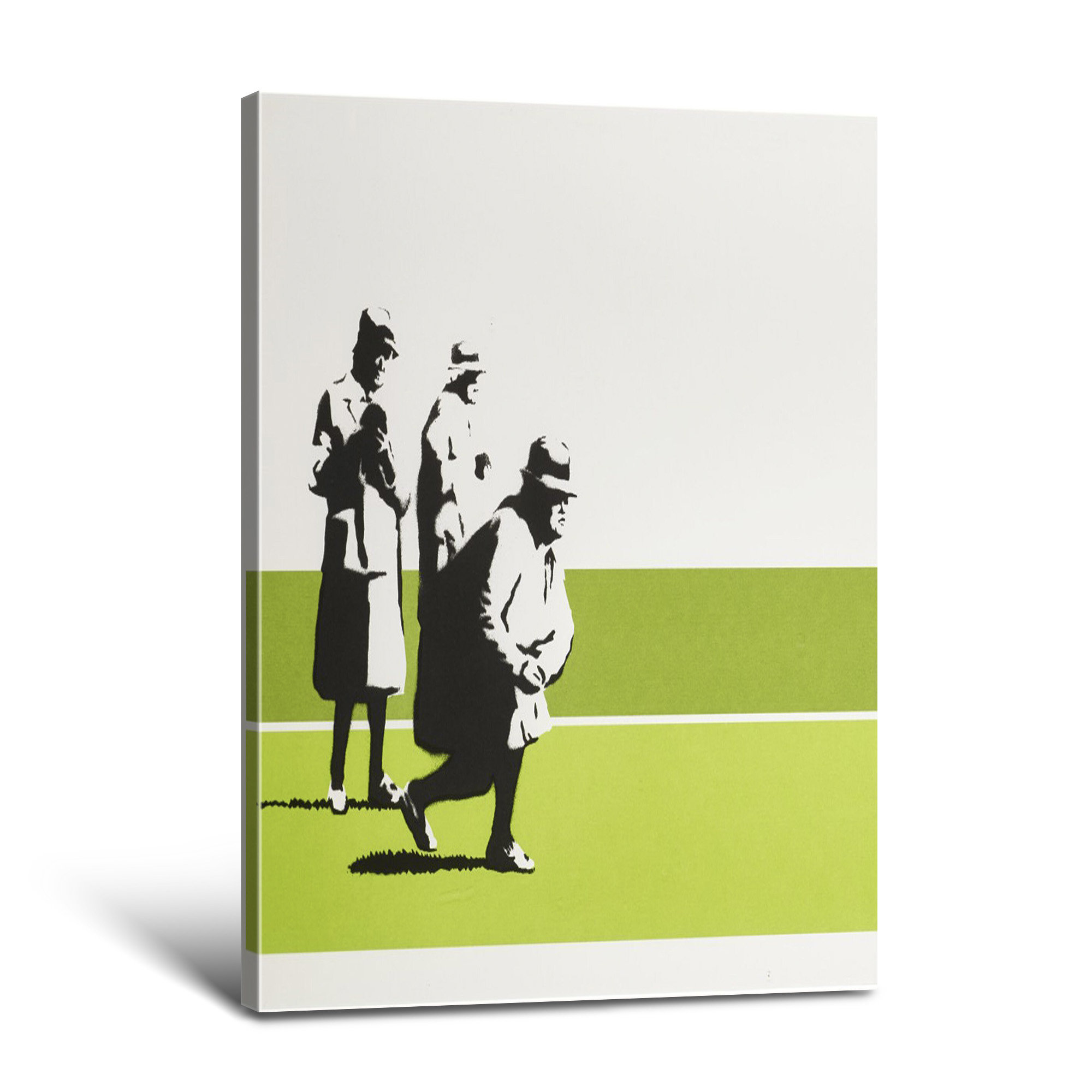 Red Barrel Studio® Bombing Middle England On Canvas by Banksy Print ...