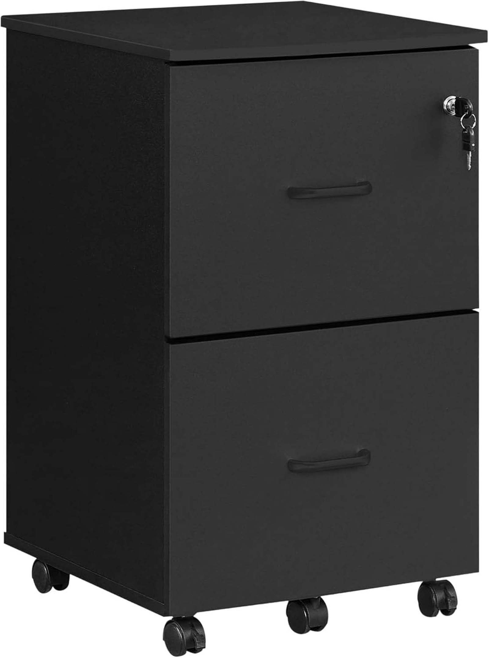 Ebern Designs 2-Drawer File Cabinet, Locking Filing Cabinet For Home ...