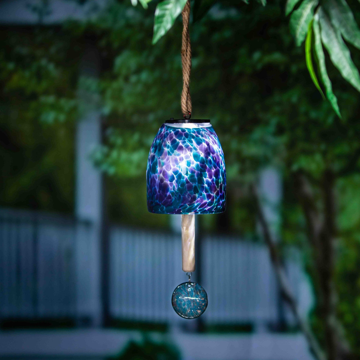 Arlmont & Co. Dorsha Glass Abstract Bell | Wayfair