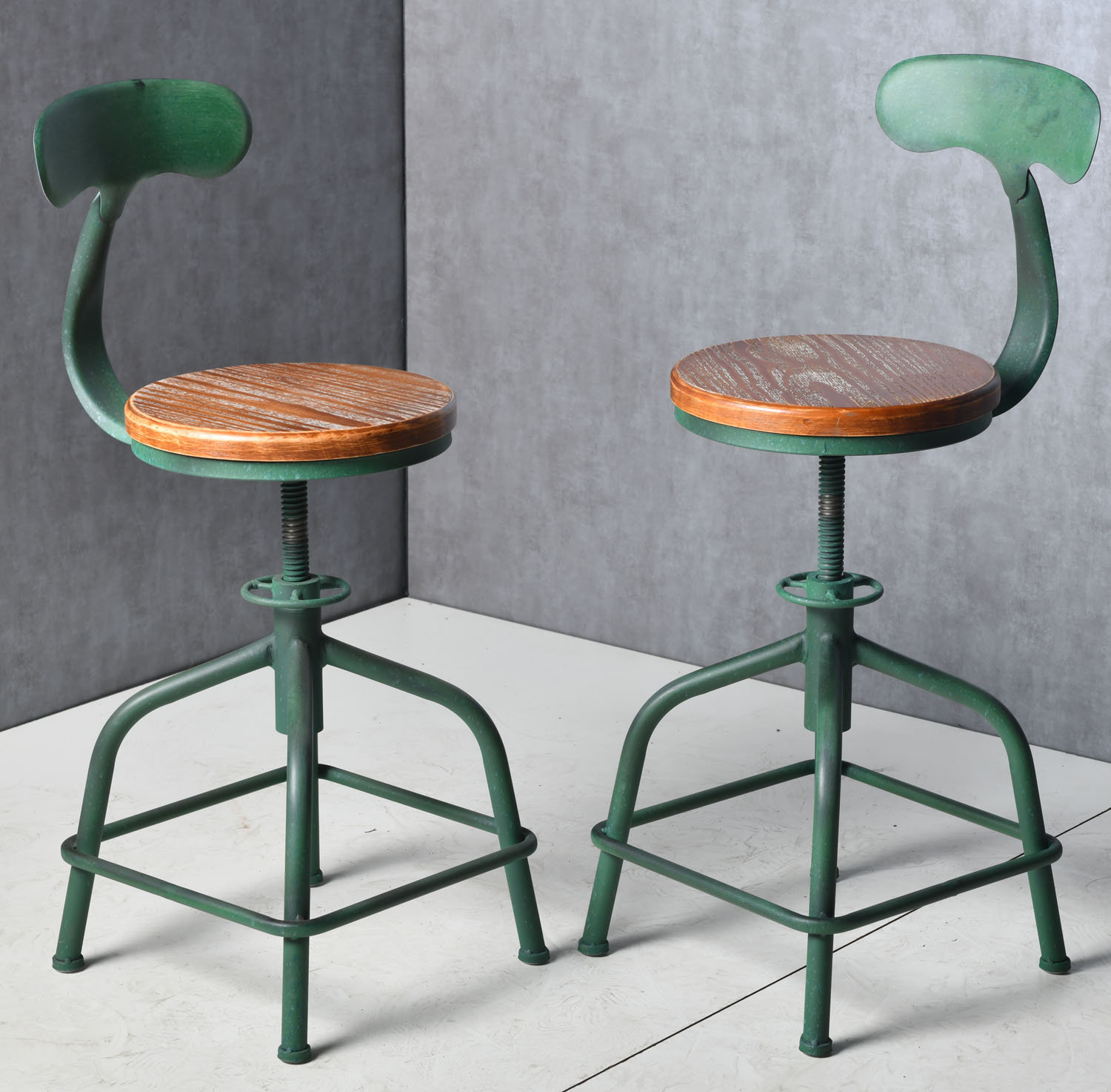 Topower Swivel Adjustable Height Counter Stool with Metal Frame | Wayfair