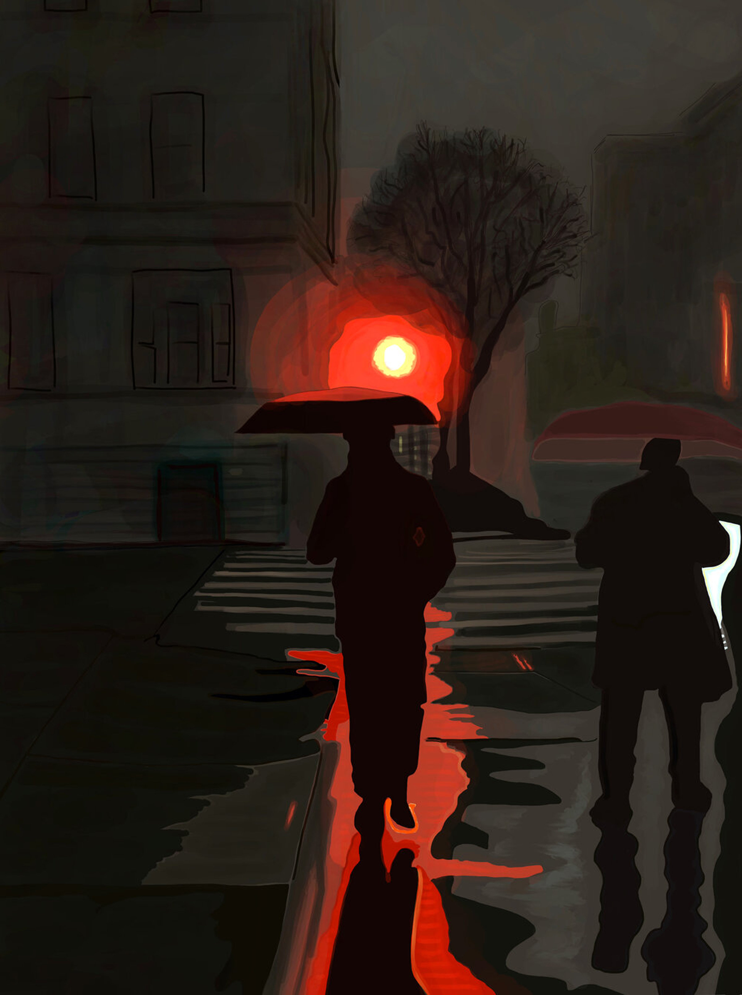 Made & Curated Rain, 6 A.M. By Evan Sklar - Wayfair Canada