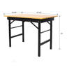17 Stories Portable Folding Work Table With Measuring Tape, Angle ...