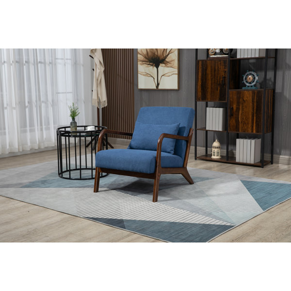George Oliver Jardon 25'' Wide Tufted Velvet Armchair | Wayfair
