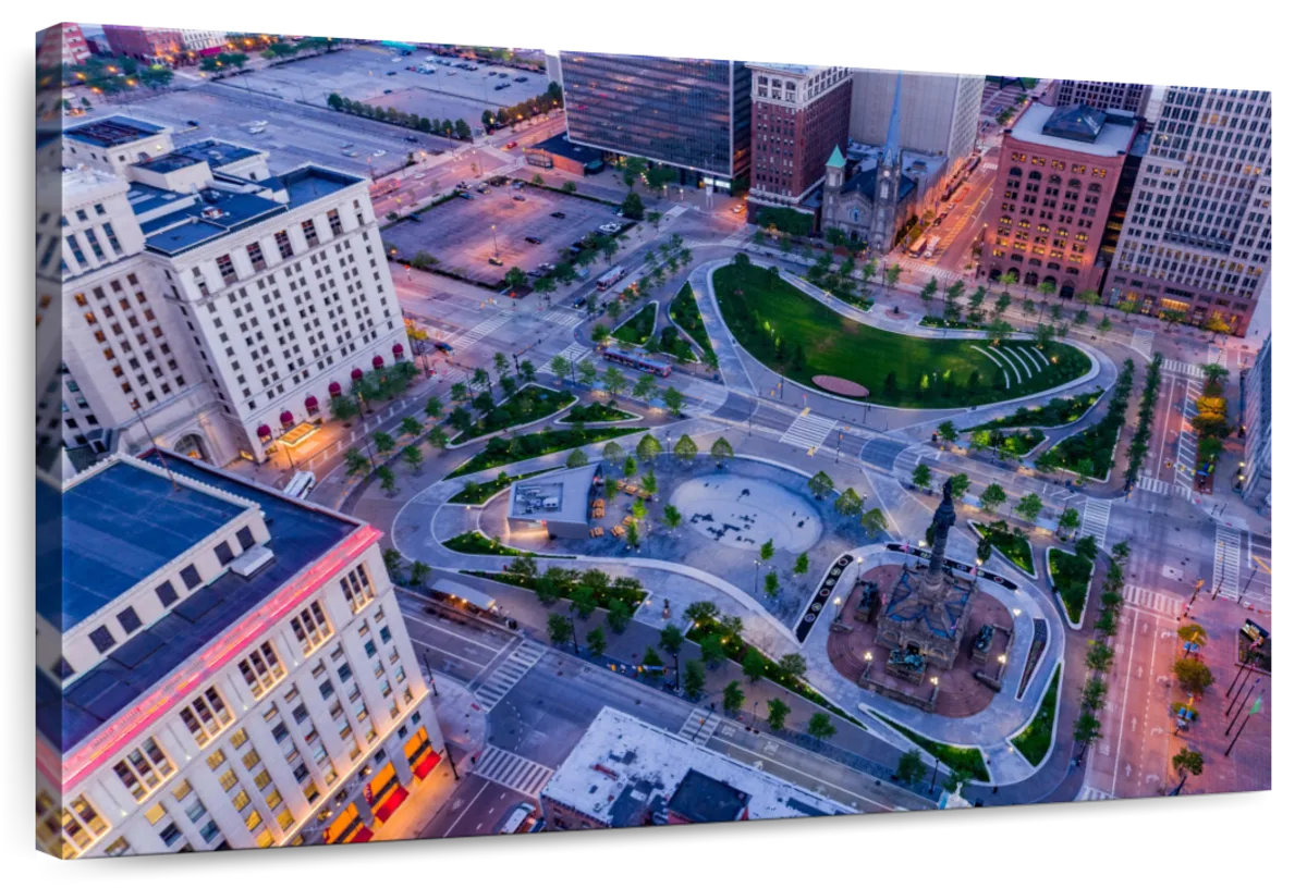 Elephant Stock Cleveland Public Square View | Wayfair