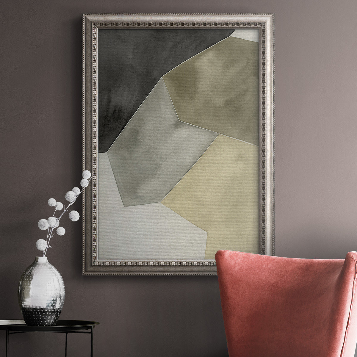 Wrought Studio Tectonic Shift II - Picture Frame Print on Canvas ...