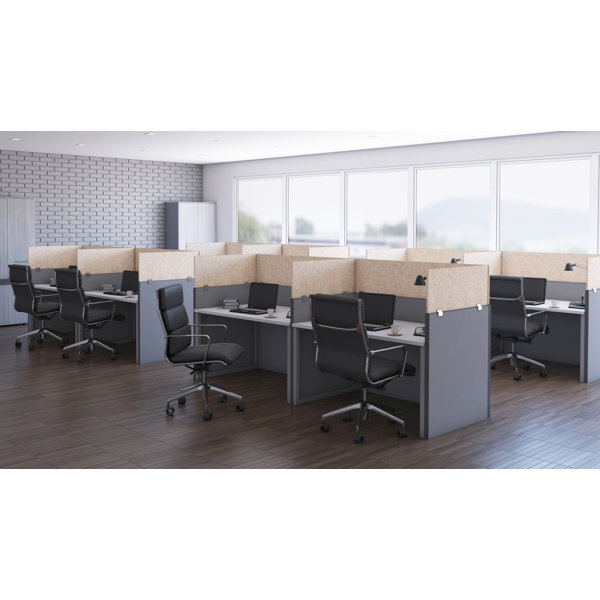 OBEX Cubicle Wall Panel Extender with Standard Brackets & Reviews | Wayfair