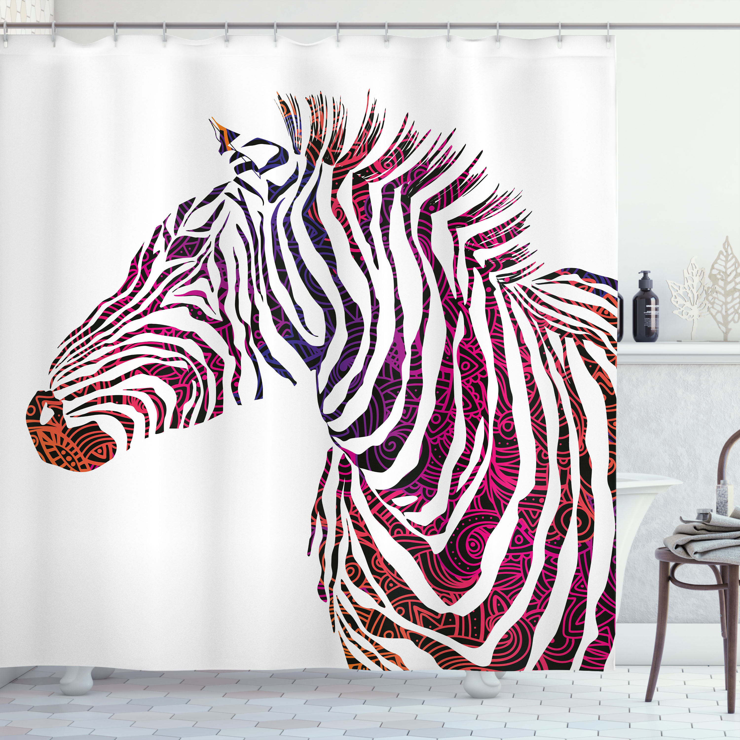 Zebra Shower Curtain