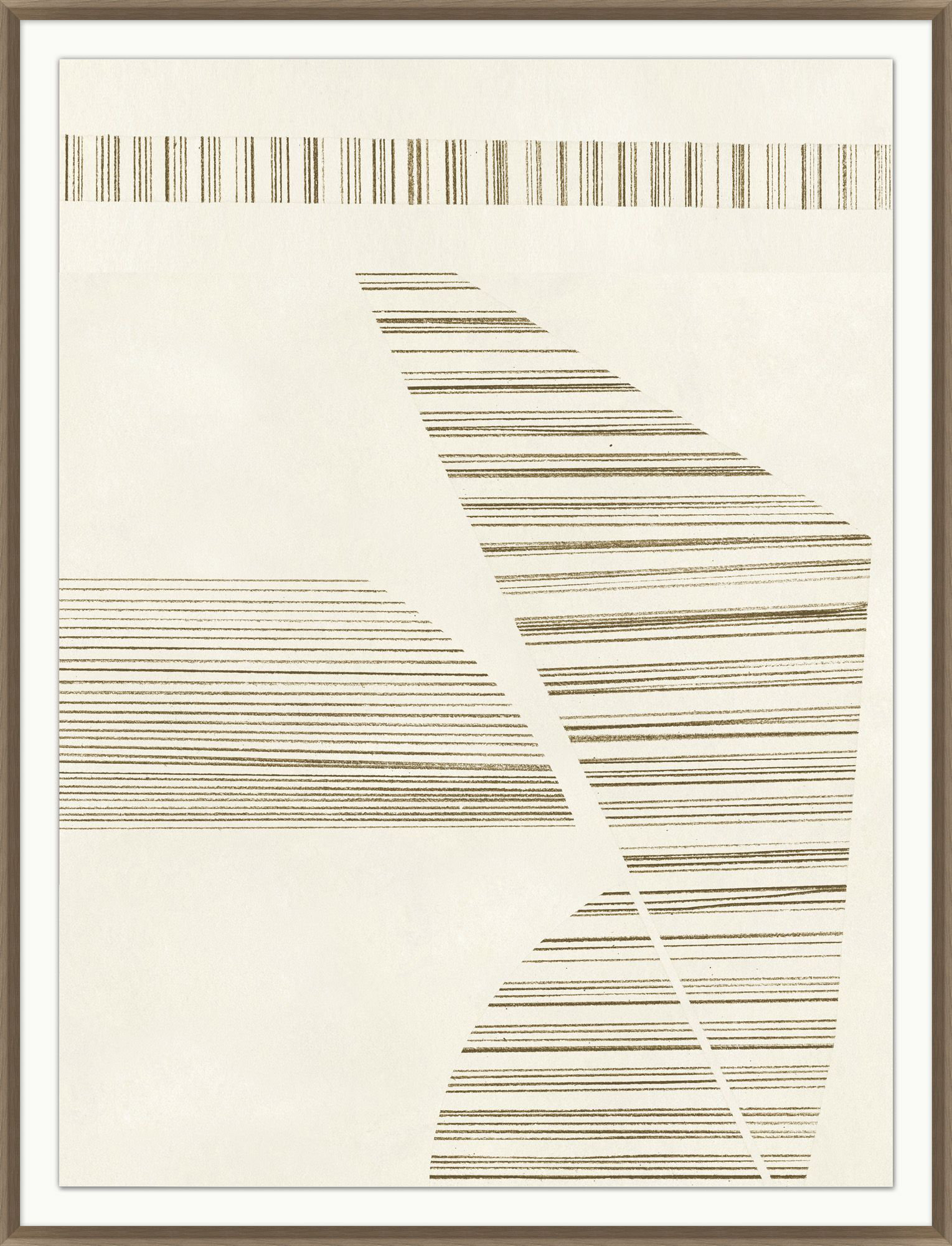 Wendover Art Group Lines to Shapes 1 - Single Picture Frame Print | Wayfair