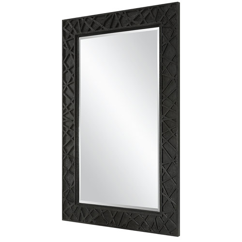 Uttermost Wood Rectangle Wall Mirror | Wayfair