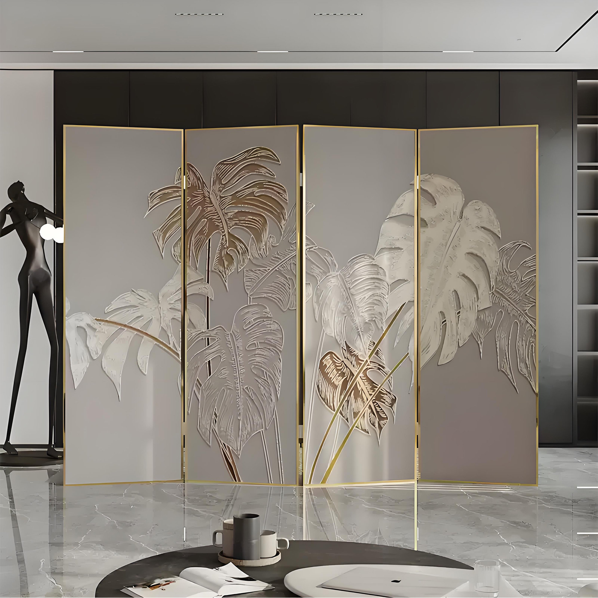 Bayou Breeze Golden turtle back bamboo screen - Wayfair Canada