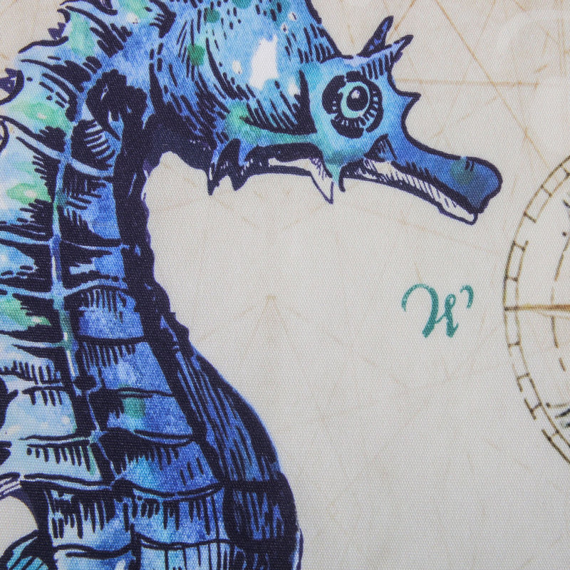 Phantoscope Design Ocean Collection Polyester Throw Square Pillow Cover ...