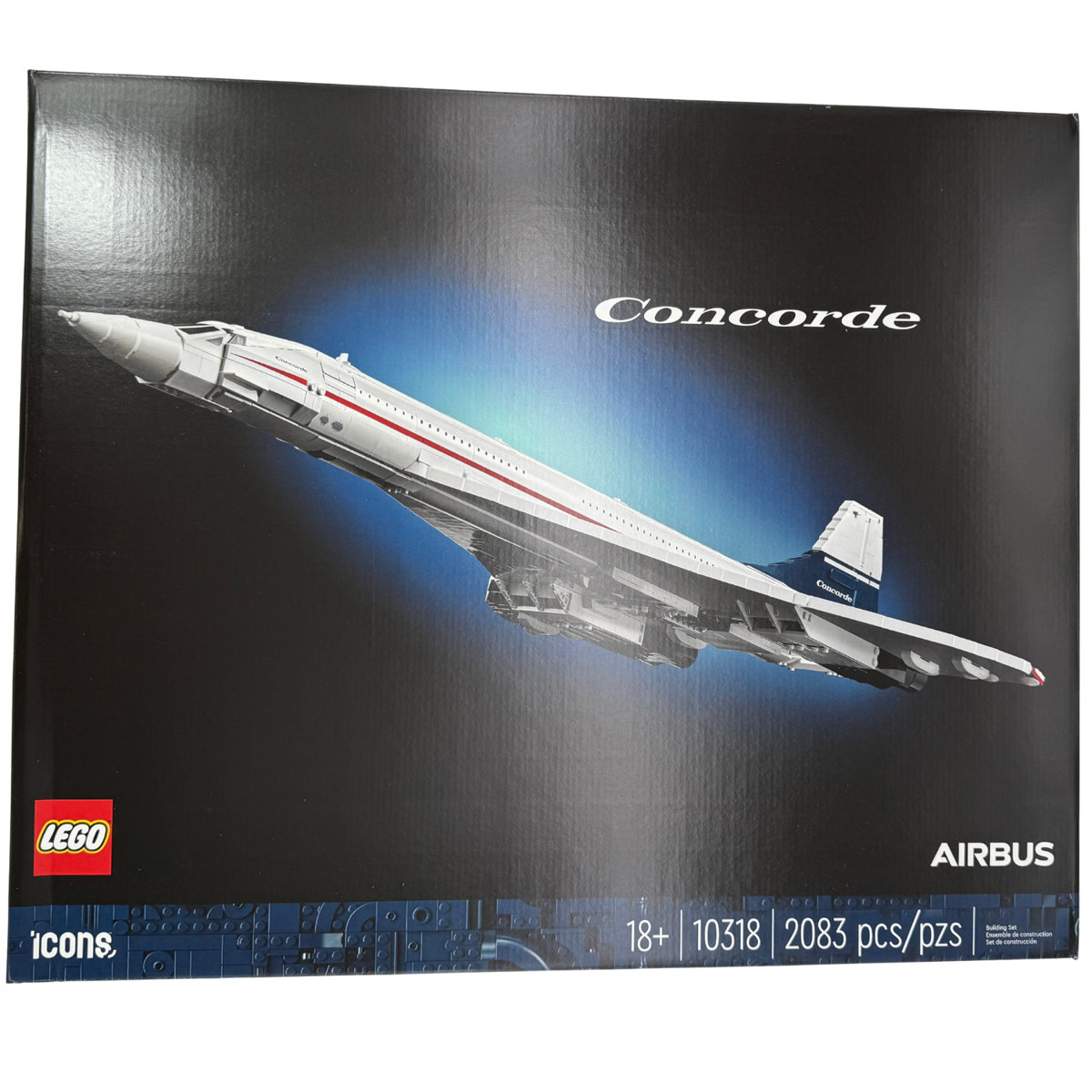 LEGO Icons Concorde Model Aircraft Building Kit, 2083 Pieces, For Ages ...
